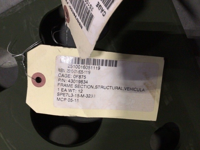 GENERAL DYNAMICS 43019834 UNDERBODY PROTECTION BRACKET ITV GROWLER ...