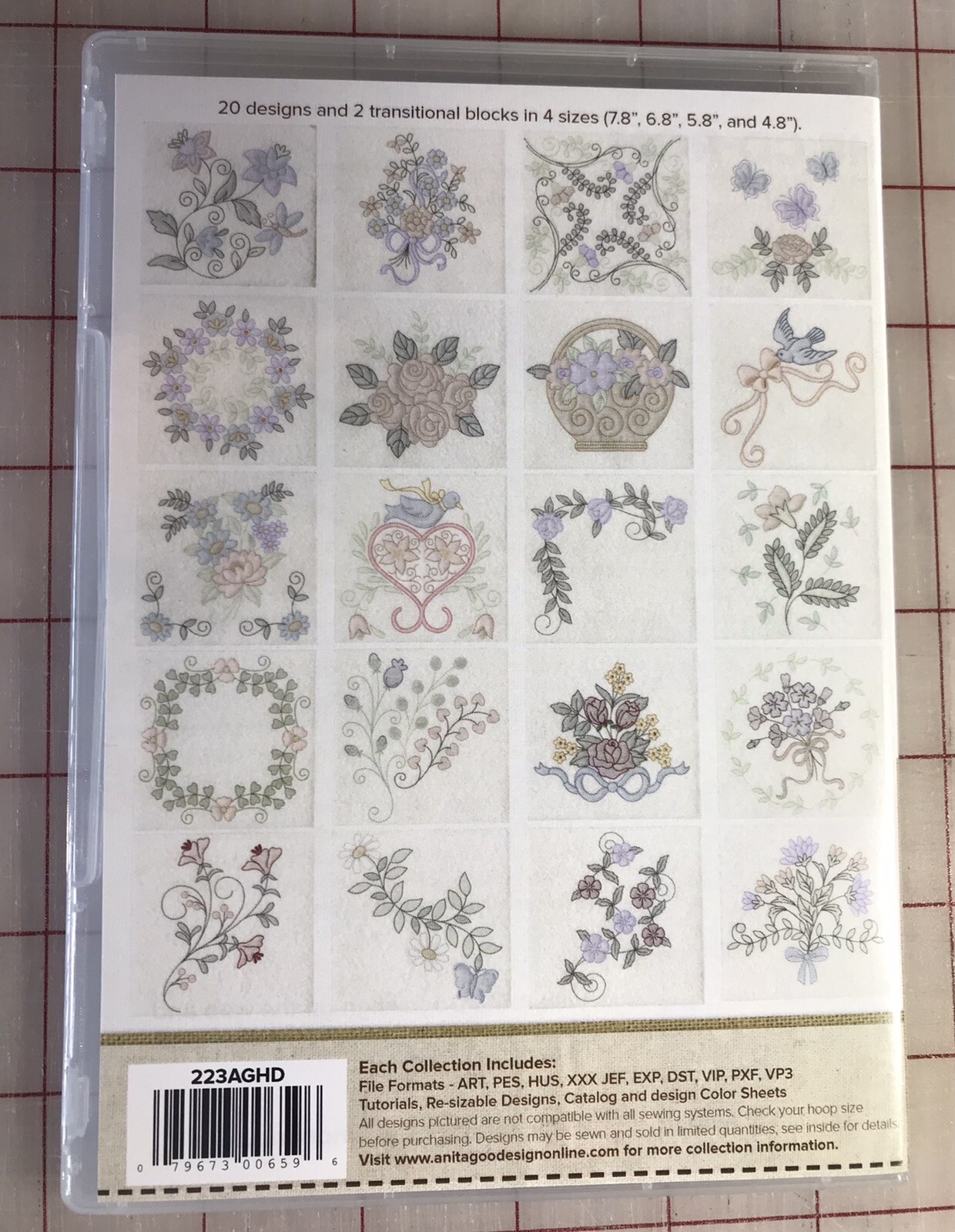 Anita Goodesign Embroidery Designs “Shadow Work” CD | eBay