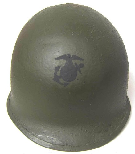 USMC Helmet Stencil WW2 EGA Template WWII US Marine Corps Camouflage ...
