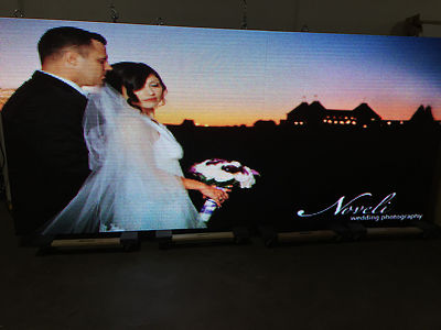 1 SIDED OUTDOOR FULL COLOR LED SIGN 5x10 126"L X 63"H PROGRAMMABLE WIFI ...