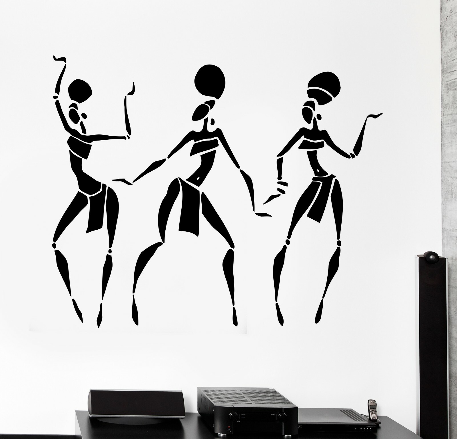 Wall Decal African American Girls Dance Vinyl Sticker (ed1847) | eBay