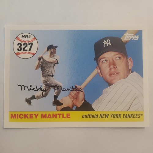 2006 Topps Mickey Mantle Home Run History #MHR327 Yankees - EX NR Mint ...