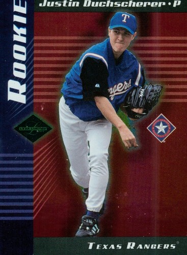 2001 Leaf Limited Rookies Justin Duchscherer 300 Rangers 0481/1000 | eBay