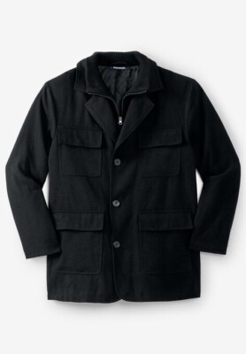 KING SIZE MEN'S MULTI POCKET INSET JACKET, SIZE 4XL TALL, (ID#7336357 ...