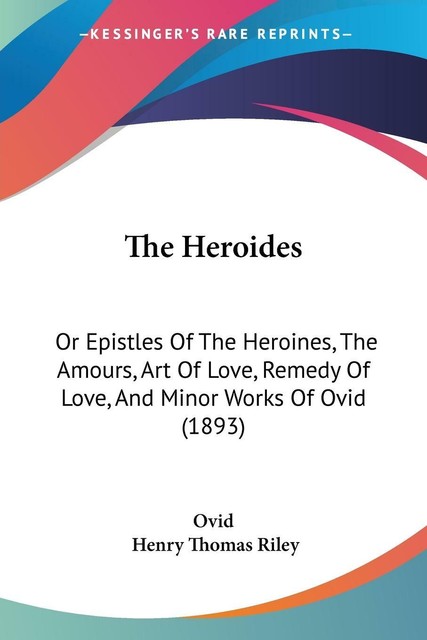 The Heroides von Ovid (2009, Taschenbuch) online kaufen | eBay.de