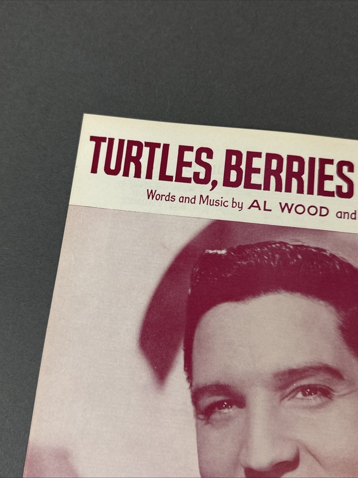 1958 Turtles, Berries And Gumbo Elvis Presley Sheet Music CRISP | eBay