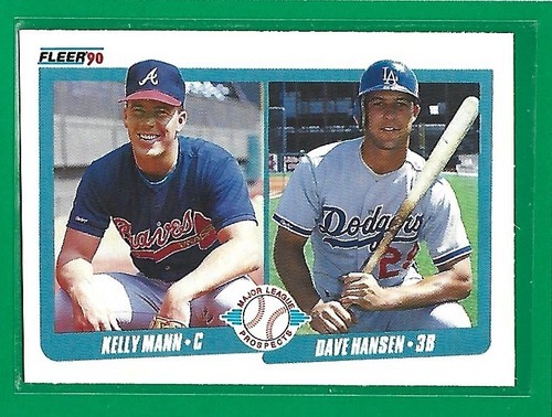 1990 Fleer Baseball Kelly Mann/Dave Hansen MLP RC #642 | eBay