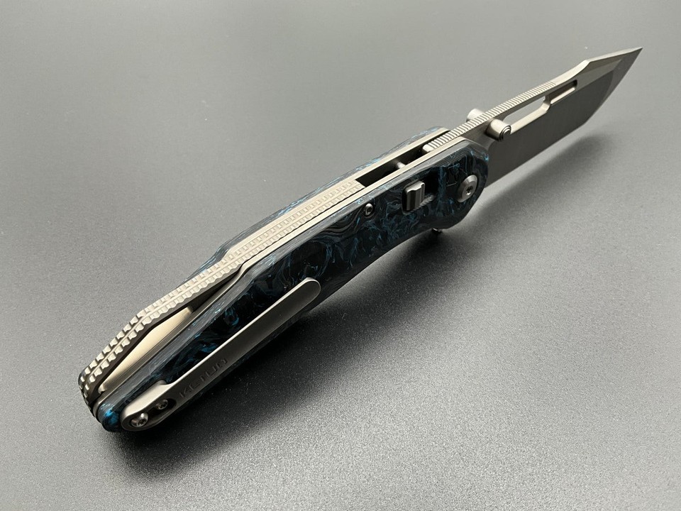 Ketuo Triad Folding Knife 3.25" Bohler M390 Steel Blade Carbon Fiber ...