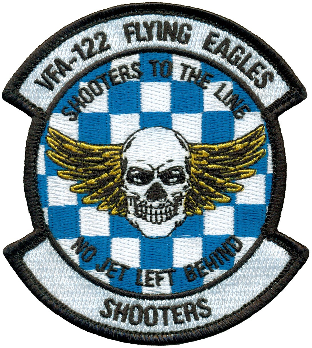 USN STRIKE FIGHTER SQUADRON 122 (VFA-122) SHOOTERS PATCH | eBay
