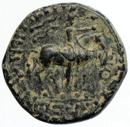 VIMA TAKTO Soter Megas 80AD Kushan India Empire Tetradrachm Greek Coin ...