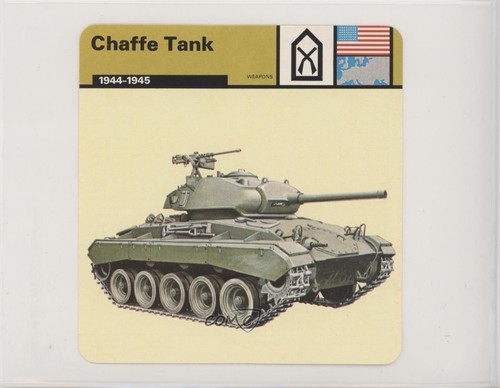 1977 Edito-Service World War II Chaffe Tank #13-036-36-22 0w6 | eBay