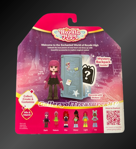 Royale High Surprise Locker Dark Fairy Doll Backpack Exclusive Code Roblox S1 | eBay