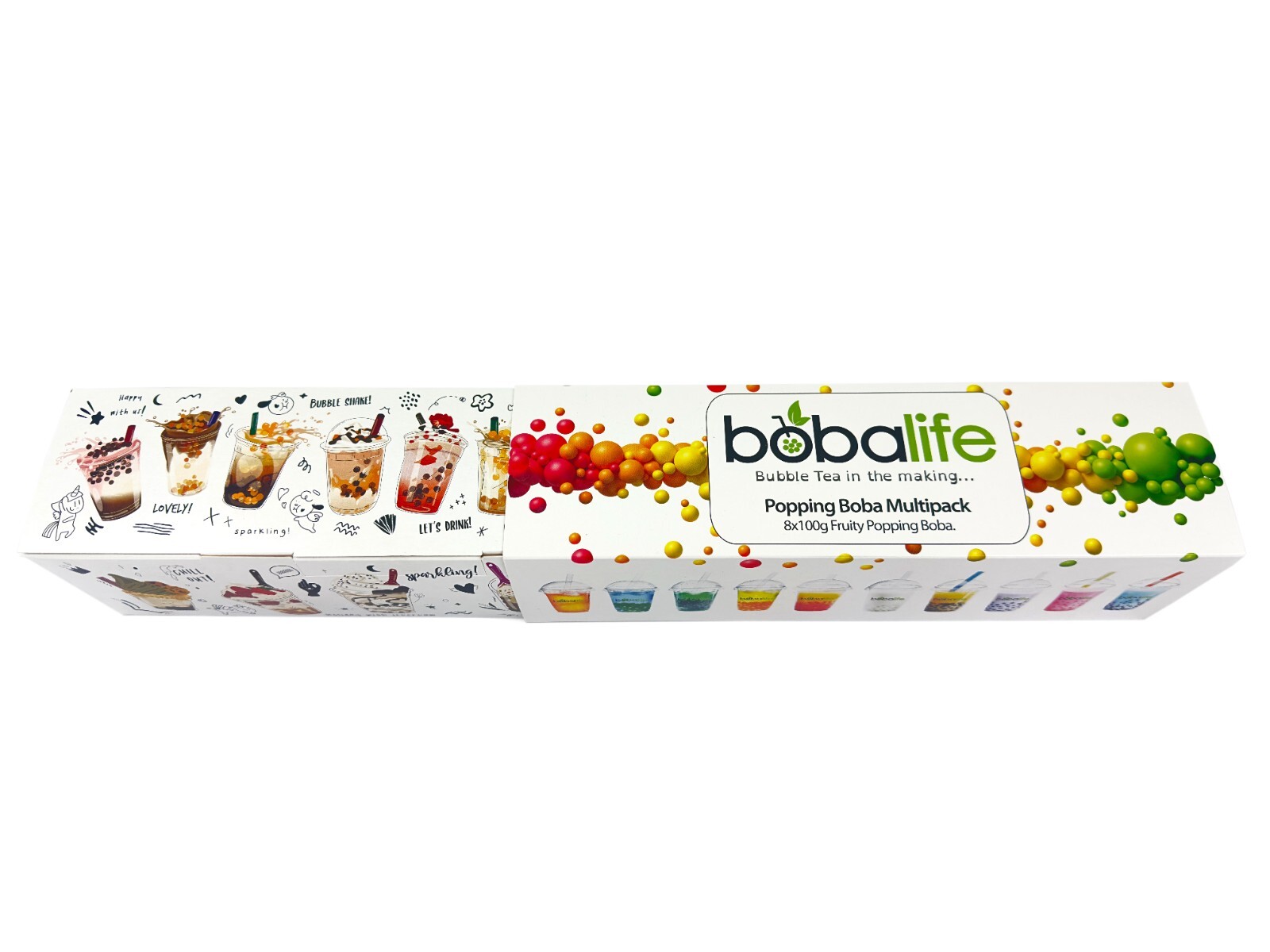 Popping Boba Multipack Gift Box | 8 x 100g Popping Boba Tubs (Various ...