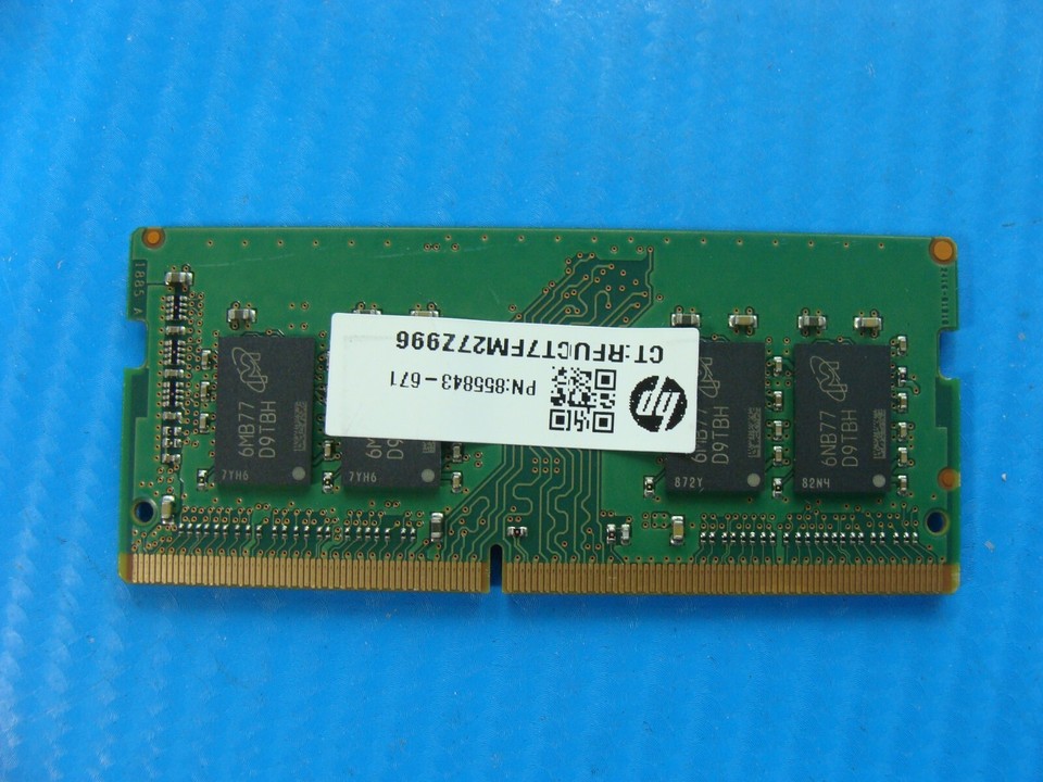 HP 27-a127c Micron 8GB 1Rx8 PC4-2400T Memory RAM SO-DIMM MTA8ATF1G64HZ ...