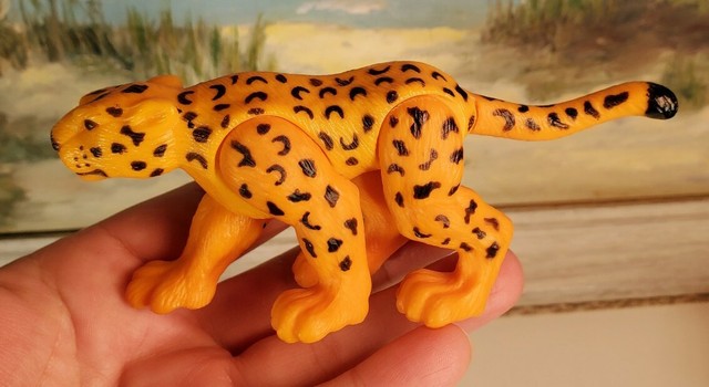 Cheetah Toy Jointed Toy Poseable 5" Collectible Figure Figurine | eBay