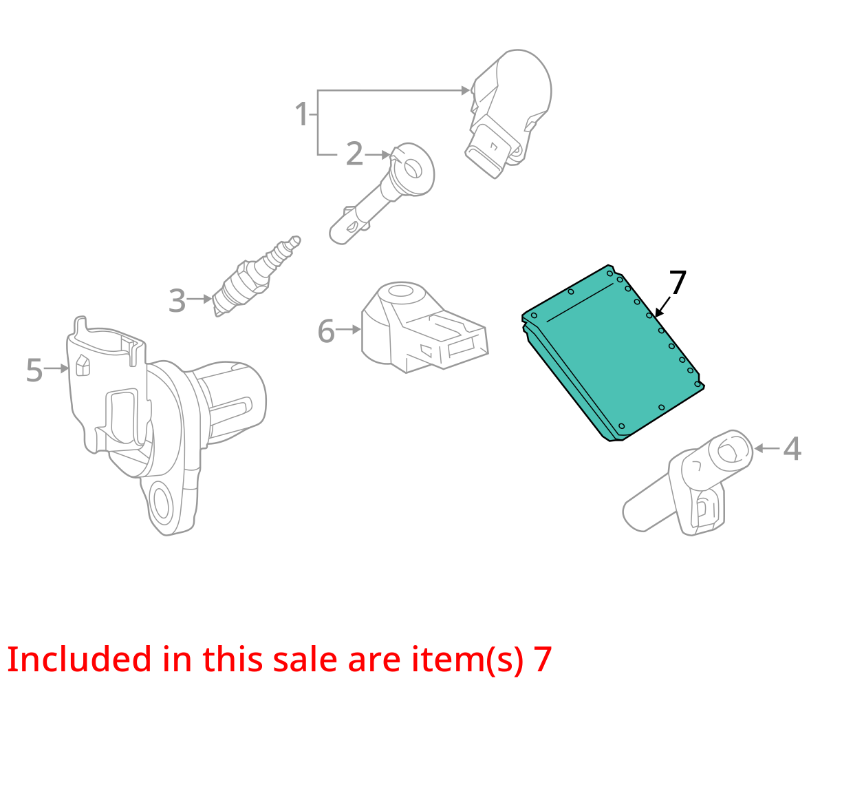 2016 GLC Class Engine Computer Control Module ECU 48K Miles OE ...
