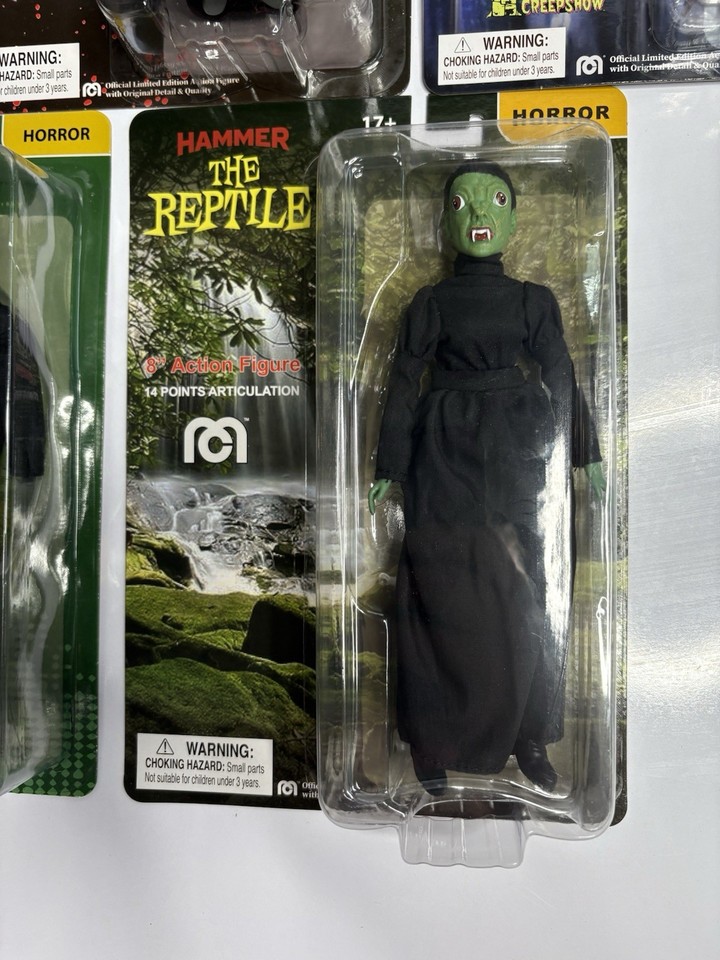 MEGO Horror 7x Figures Nun, Reptile, Zombie, Mole, Phantom, Hunchback ...