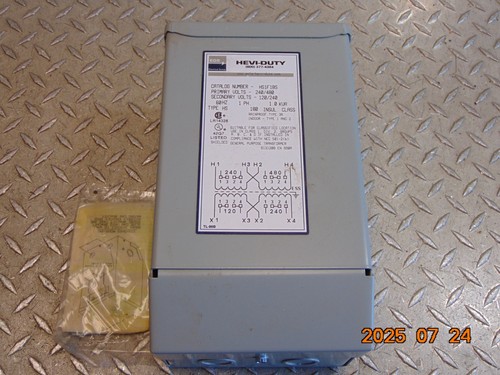 EGS SOLA HEVI-DUTY HS1F1BS 1.0KVA TRANSFORMER PRI: 240/480V SEC: 120 ...