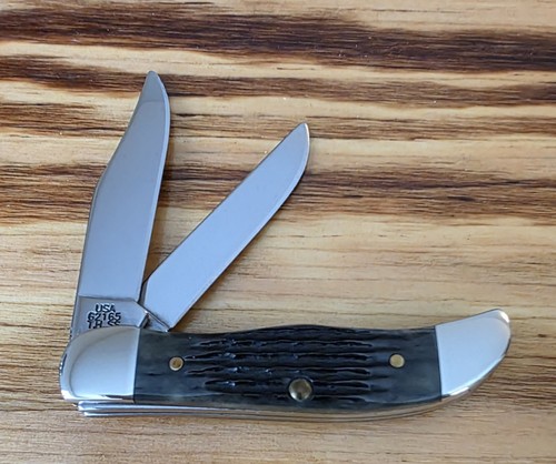 2000 CASE COLLECTORS CLUB MOSS GREEN MINI FOLDING HUNTER KNIFE W TIN ...