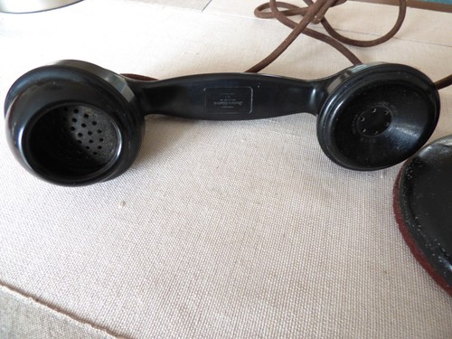 Antique Western Electric 202 Telephone w E1 handset & 4H dial | eBay