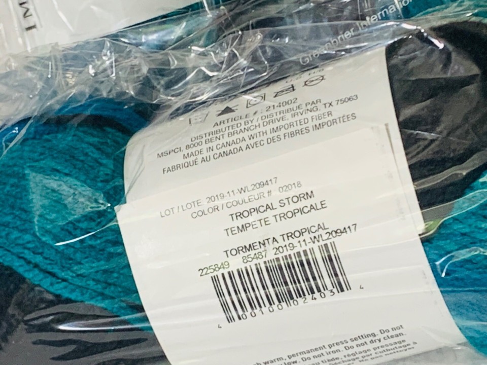 Lot Of 3 Skeins Loops And Threads Impeccable Yarn Tropical Storm 187 ...