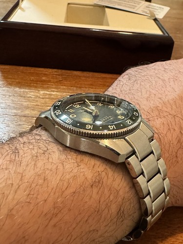 New Longines Spirit Zulu Time 39mm Anthracite Dial GMT Men's Watch ...