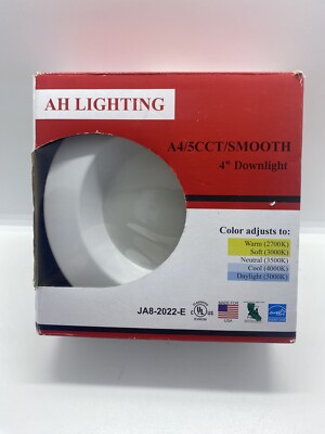 AH LIGHTING 4" LED Round Panel Light Dimmable 70W | eBay