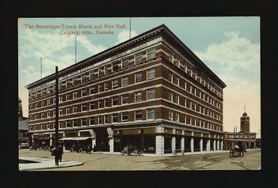 Beveridge - Travis Block and Fire Hall Calgary Alberta Canada - Co- Old ...
