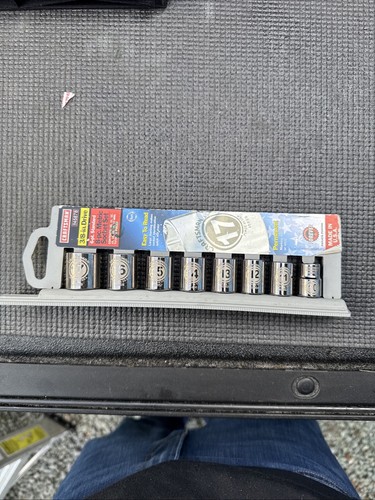 Sears Craftsman USA Nos Metric 3/8” Drive Easy Read 6pt Shallow Socket ...