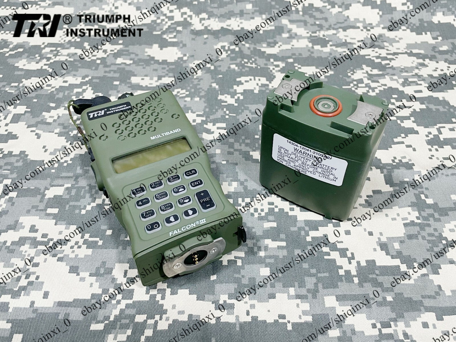 [2025NEW] TRI 12.6V Battery For Harris Mbitr TRI 5W&10W&15W PRC152 148 ...