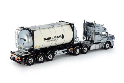TEKNO 76882 Scania T143 Traktor 6X4 + Halb Container Tank Tankcargo ...