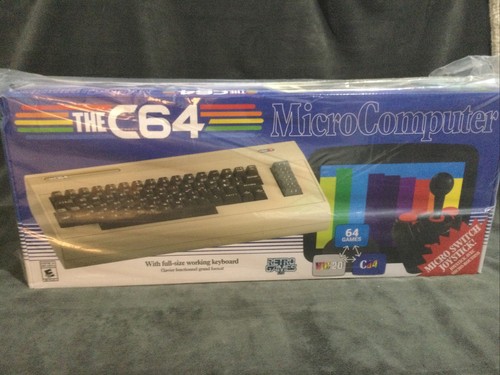 The C64 MAXI RETRO MICRO Computer CONSOLE Commodore 64 + Joystick ...