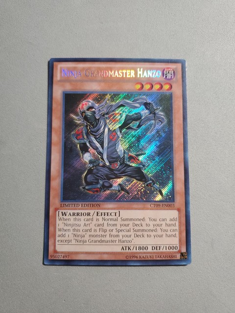 Yu-Gi-Oh! TCG Ninja Grandmaster Hanzo 2012 Collectors Tins CT09-EN003 ...