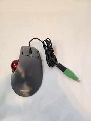 Microsoft Trackball Optical 1.0 PS2 USB Compatible Mouse X08-70386 ...