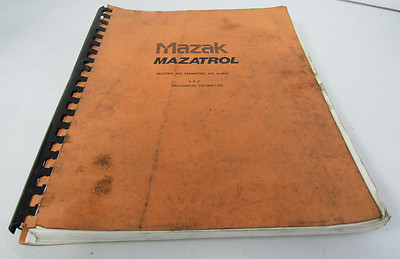 Other - Mazak Programming Manual For Mazatrol