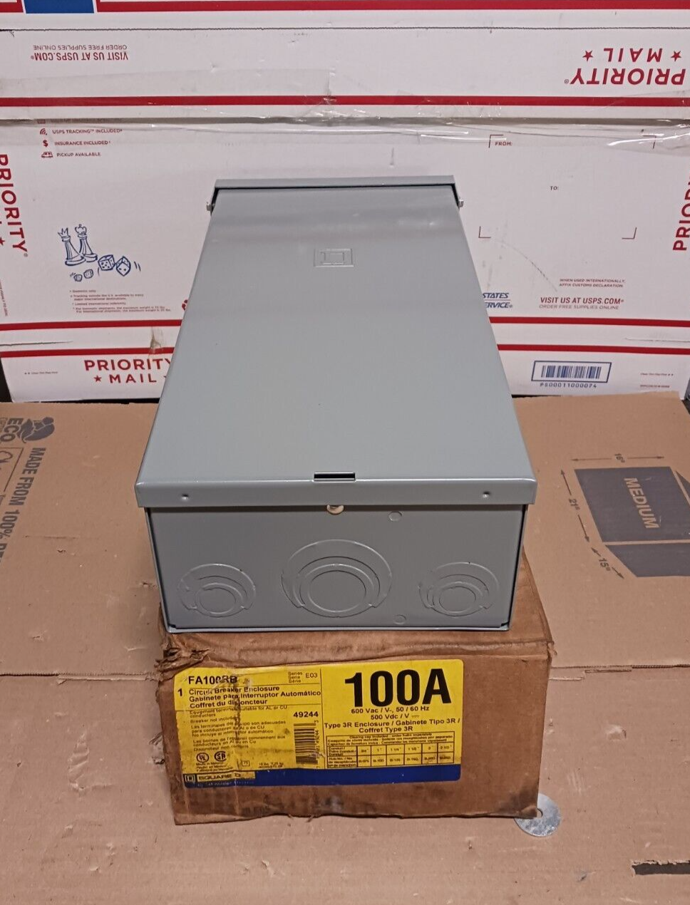 Square D FA100RB Circuit Breaker Enclosure NEMA 3r for sale online | eBay