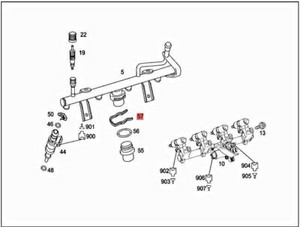 Genuine MERCEDES Clamp 0009848161 | eBay
