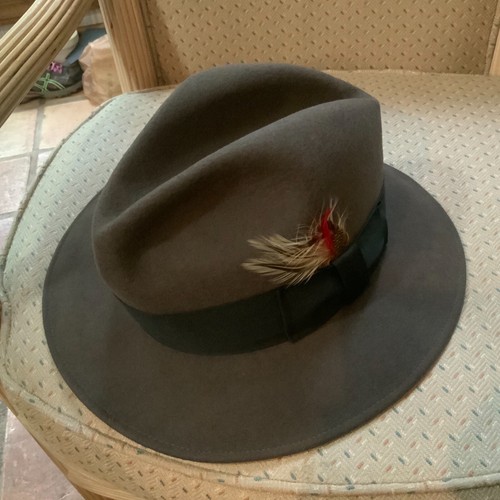 Capas Design 100% Wool "Untouchable" Fedora Hat Brown Ret $120, Sz L | eBay