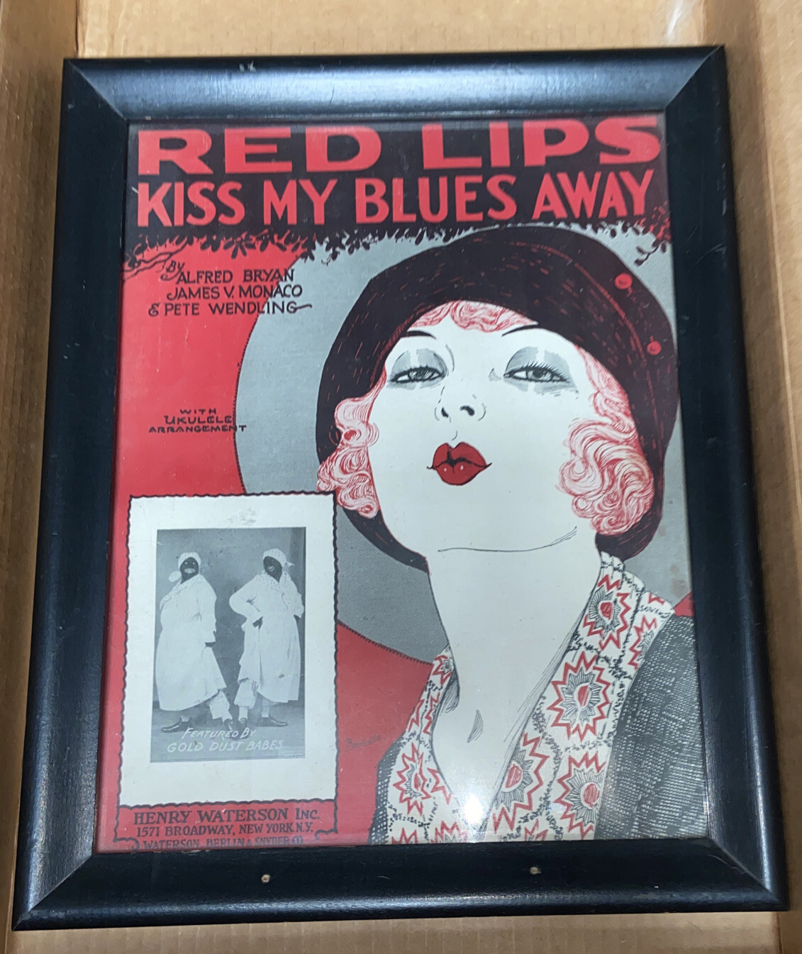 1927 Red Lips Kiss My Blues Away by Kramer Twins Sheet Music | eBay