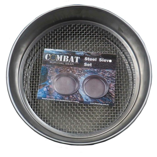 CSG Steel Gold Gem Prospecting 2pc Sieve Set | eBay Australia