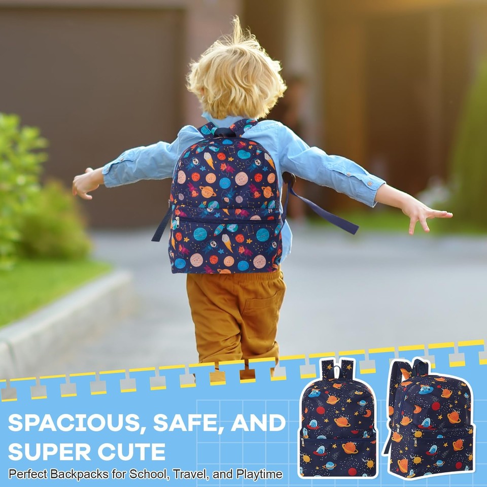 24 Pack Kids Backpacks Bulk Toddler Boys Girls Back to School Backpacks ...