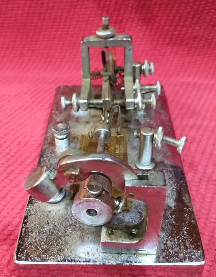 Genuine Vibroplex Bug Deluxe Key Telegraph VINTAGE BEAUTIFUL BADGE | eBay