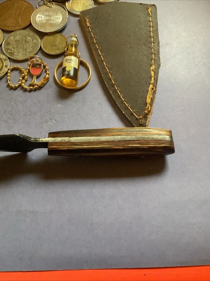 Junk Drawer Coins Lot Damascus Boot Dagger Keychain & More Look Estate ...