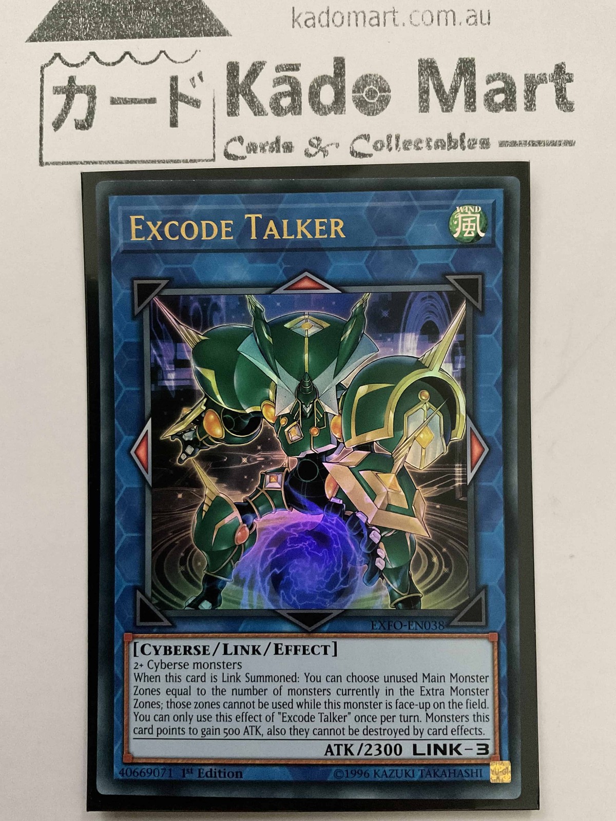 Excode Talker EXFO-EN038 Ultra Rare 1st Edition YuGiOh TCG Card | eBay ...