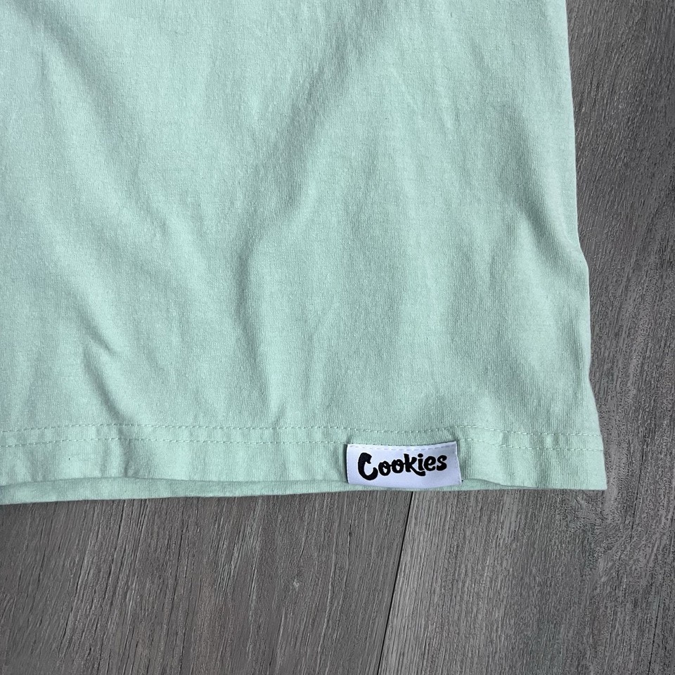 Cookies Heavy Weight Tshirt Island Mint Green Size Medium | eBay