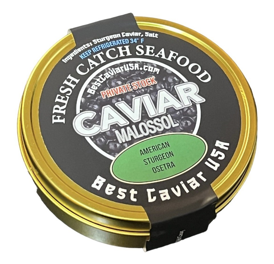 ‼️ Wild American Sturgeon Black Caviar ‼️ 250 Gram / 8.8oz - USA Seller ...
