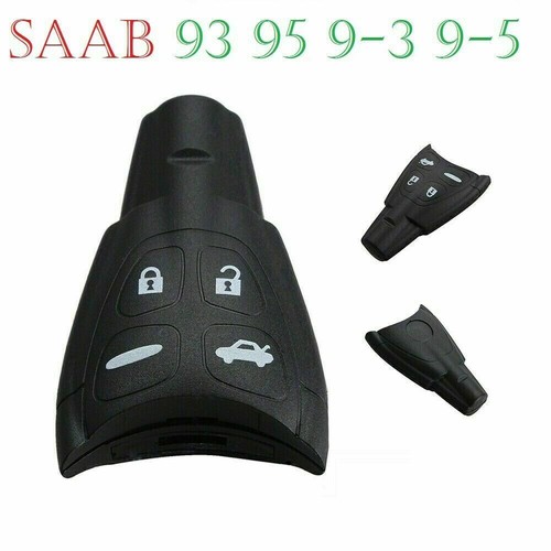 Replacement 4 Button Key Fob Case Shell for SAAB 93 95 9-3 9-5 Remote ...