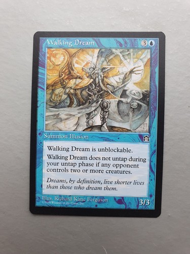 Walking Dream , MTG Stronghold (1998). Uncommon Blue Creature NM | eBay
