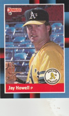 FREE SHIPPING-MINT-1988 Donruss #55 Jay Howell Oakland Athletics ...