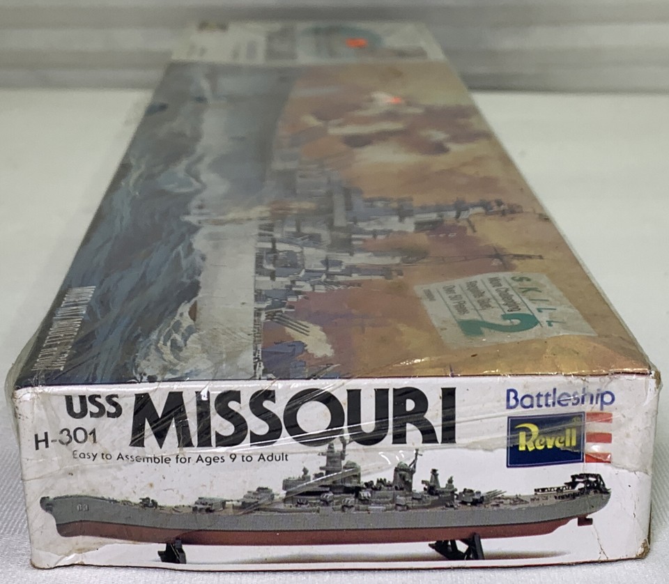 Revell USS Missouri 1/535 Scale Plastic Model Kit #85-0301 Mighty Mo | eBay